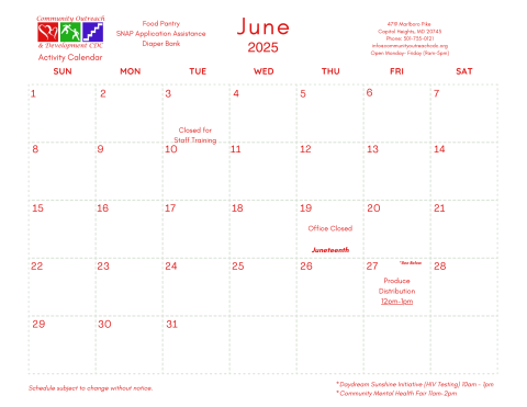 Events | Community Outreach & Development CDC